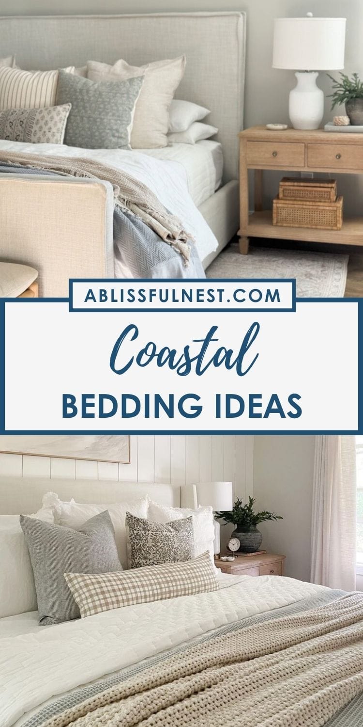 Coastal Bedding Ideas | A Blissful Nest