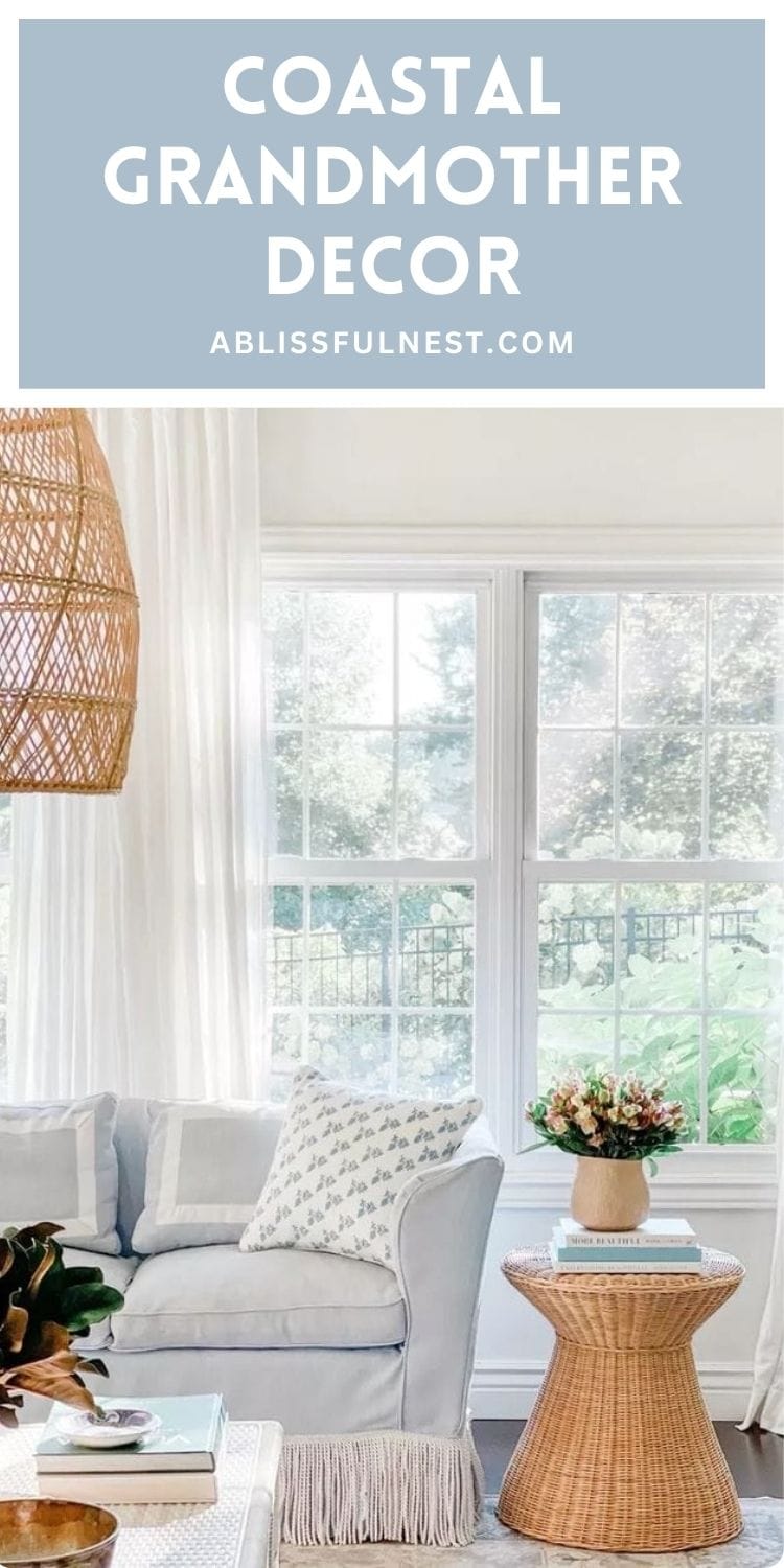 Coastal Grandmother Decor | A Blissful Nest
