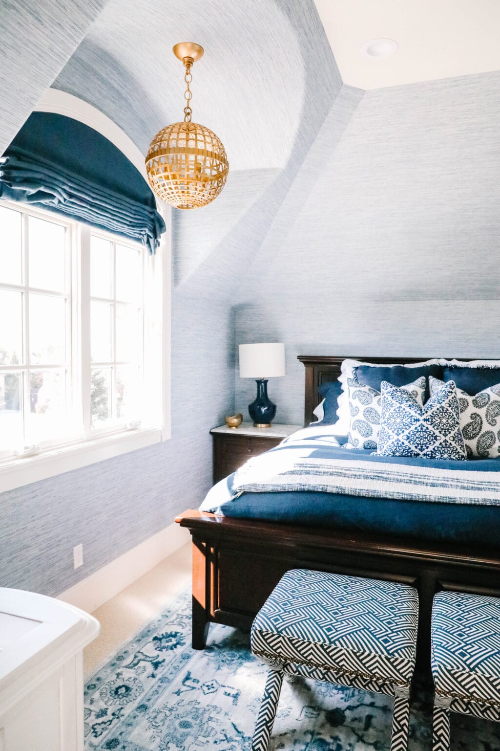 Blue Guest Bedroom Ideas | A Blissful Nest
