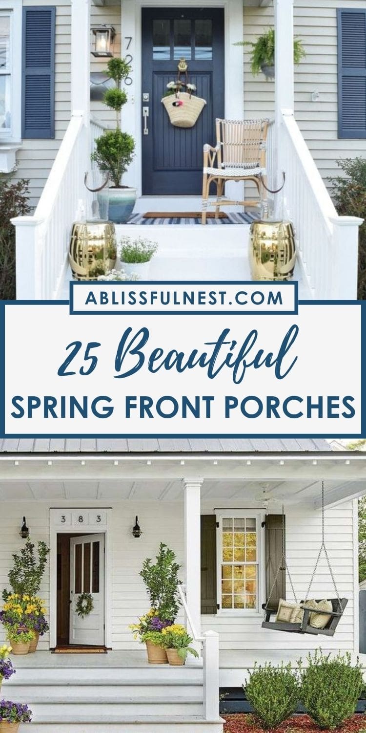 25 Stunning Spring Front Porches | A Blissful Nest