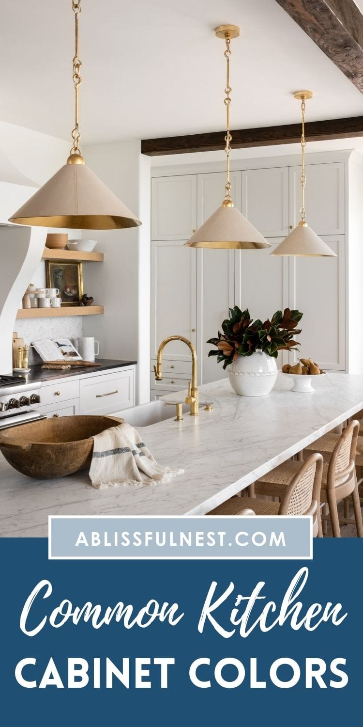 Common Kitchen Cabinet Colors | A Blissful Nest