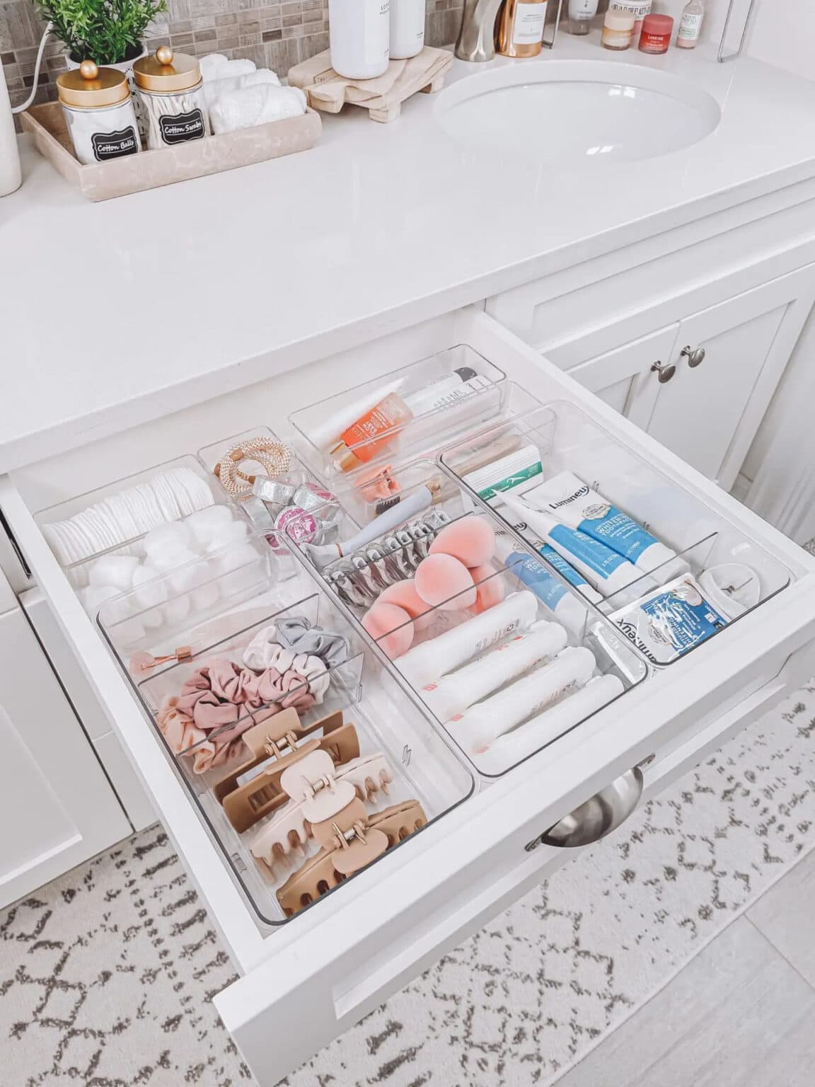 How To Declutter Your Bathroom | A Blissful Nest