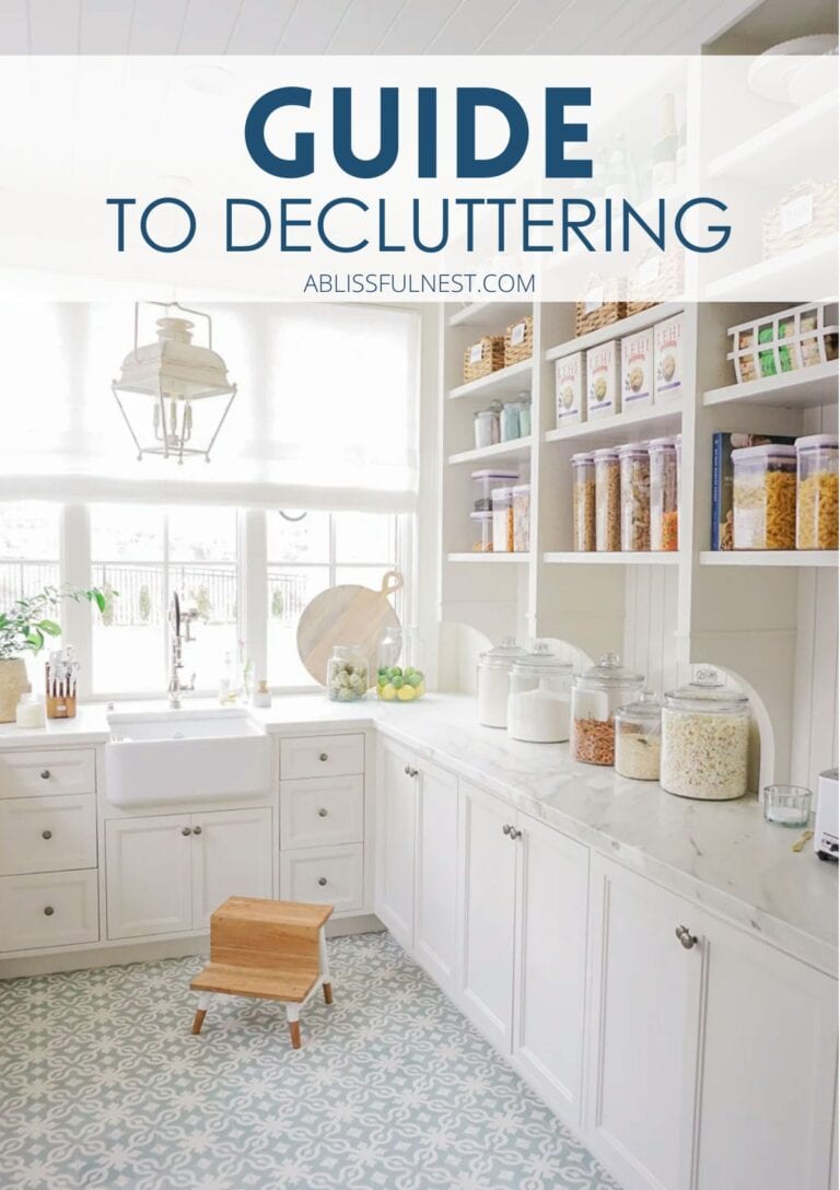 Guide To Decluttering | A Blissful Nest