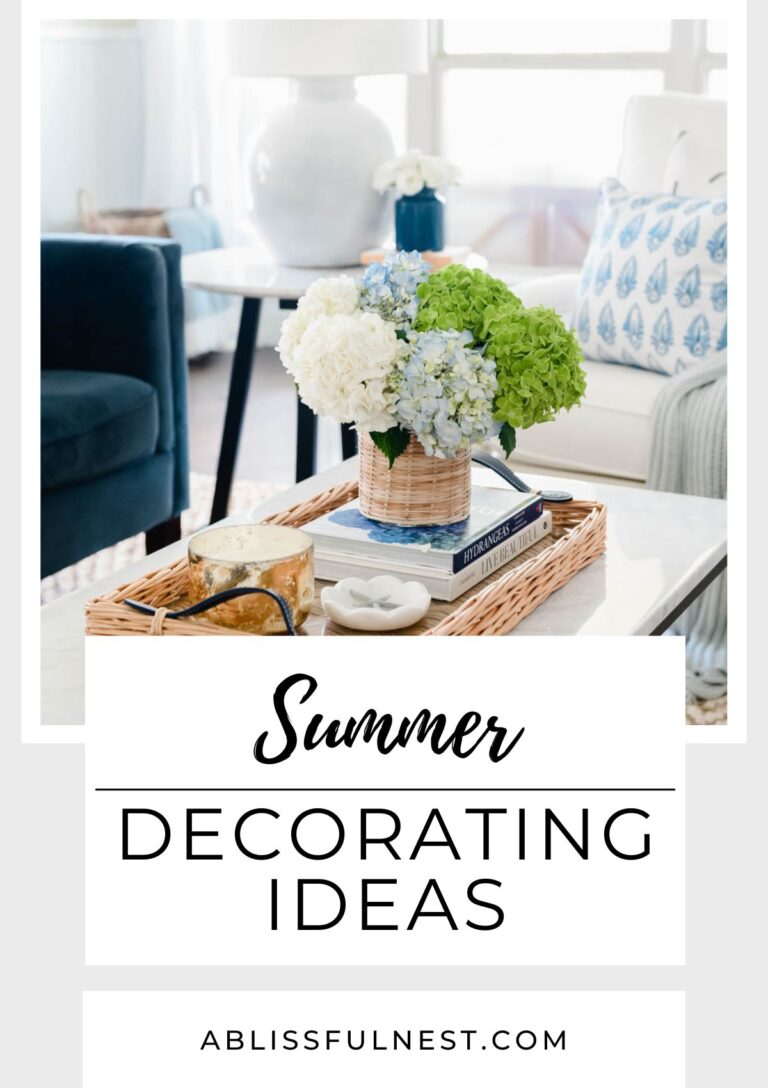 Summer Decorating Ideas | A Blissful Nest