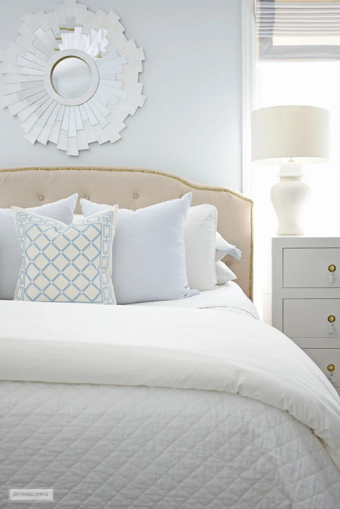 Winter White Bedding | A Blissful Nest