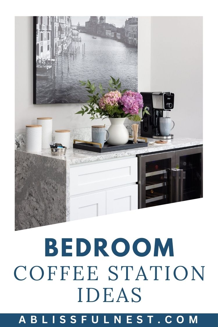 Bedroom Coffee Station Ideas | A Blissful Nest