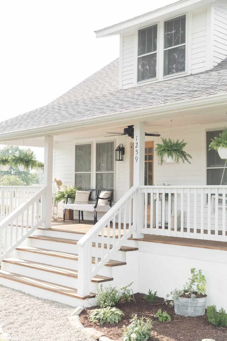 Country Front Porch Ideas | A Blissful Nest