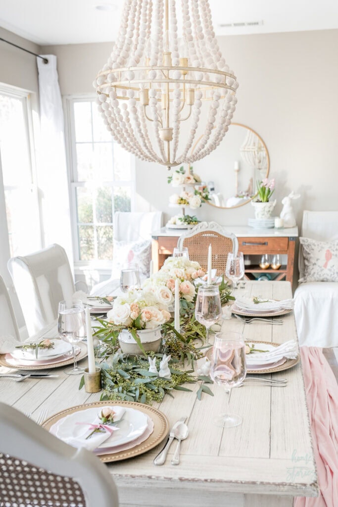 Spring Table Decor Ideas | A Blissful Nest