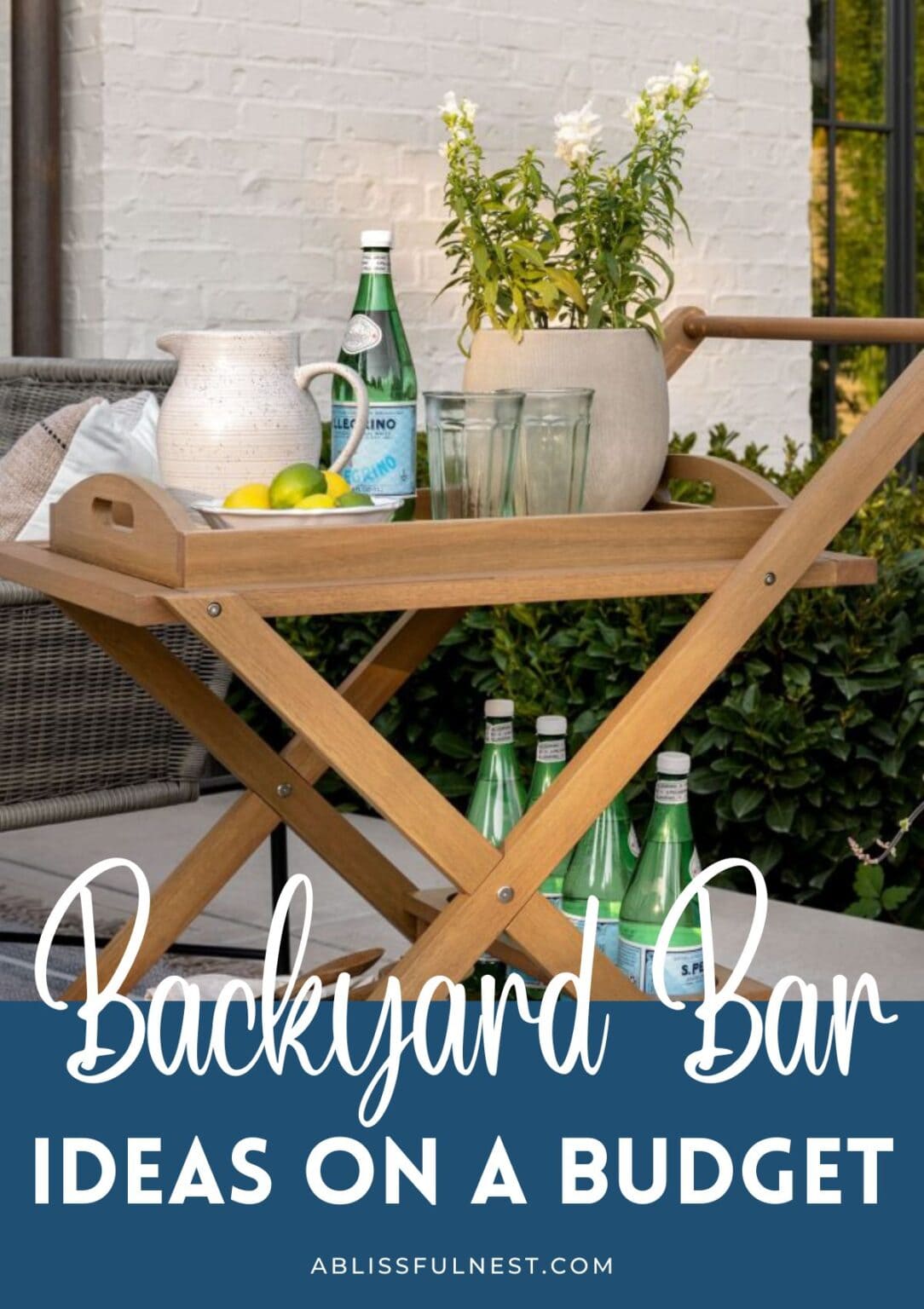 Backyard Bar Ideas On A Budget | A Blissful Nest