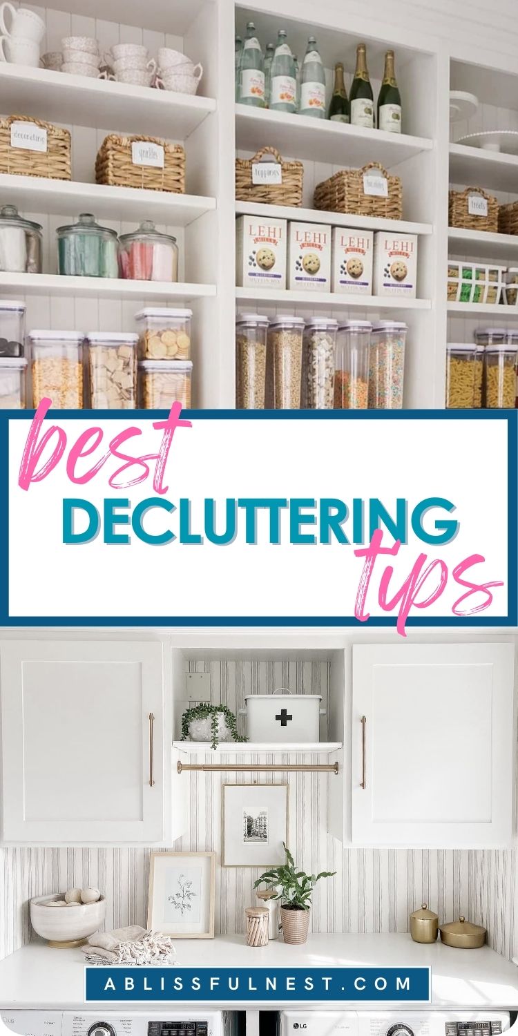 Decluttering Ideas | A Blissful Nest
