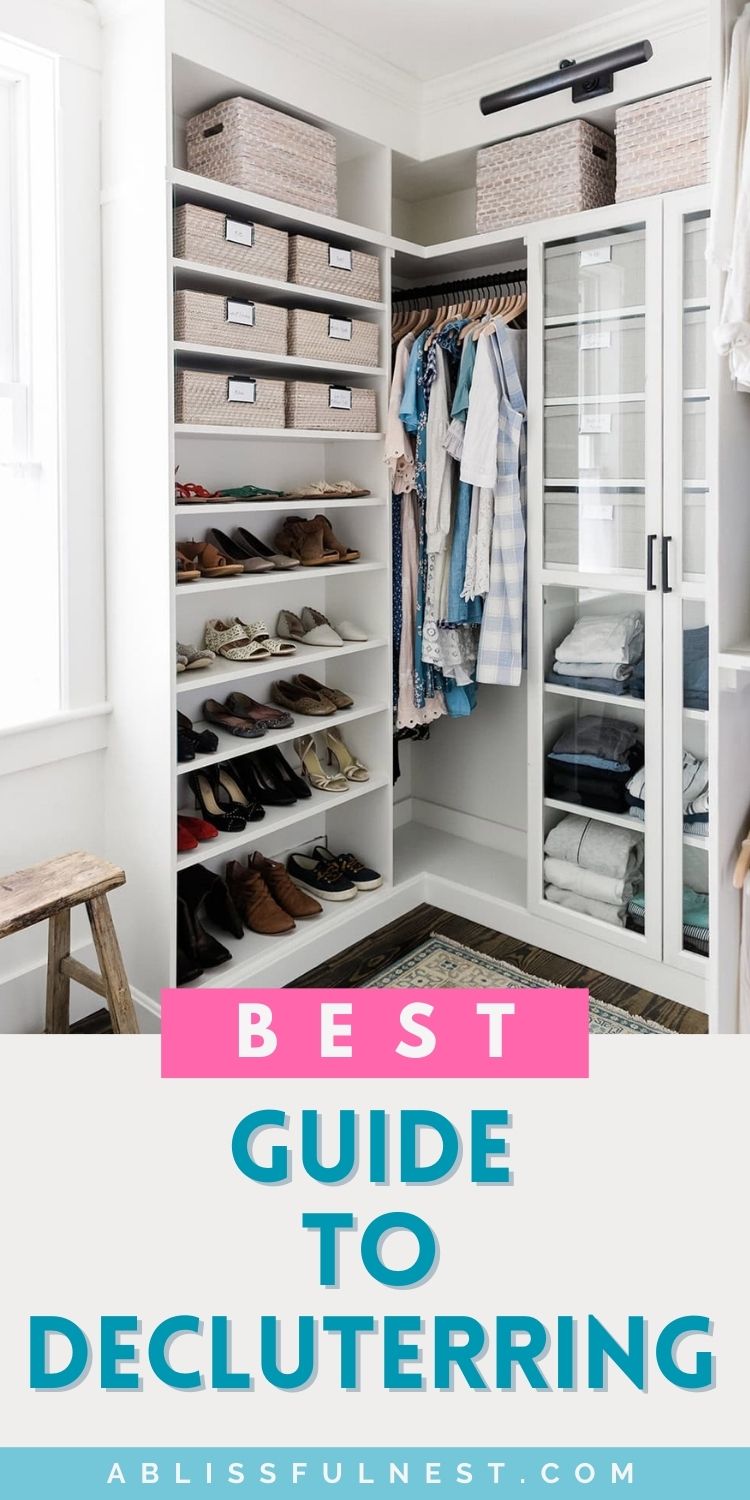 Guide To Decluttering | A Blissful Nest