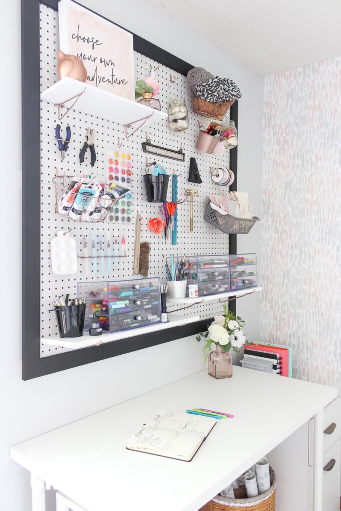 Home Office Wall Storage Ideas | A Blissful Nest