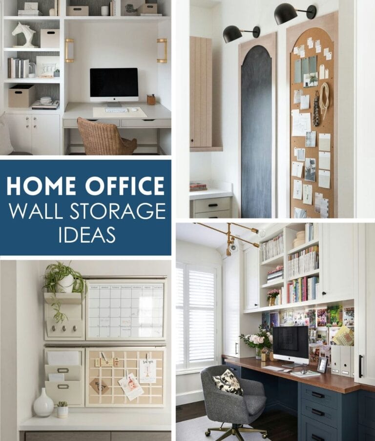Home Office Wall Storage Ideas | A Blissful Nest