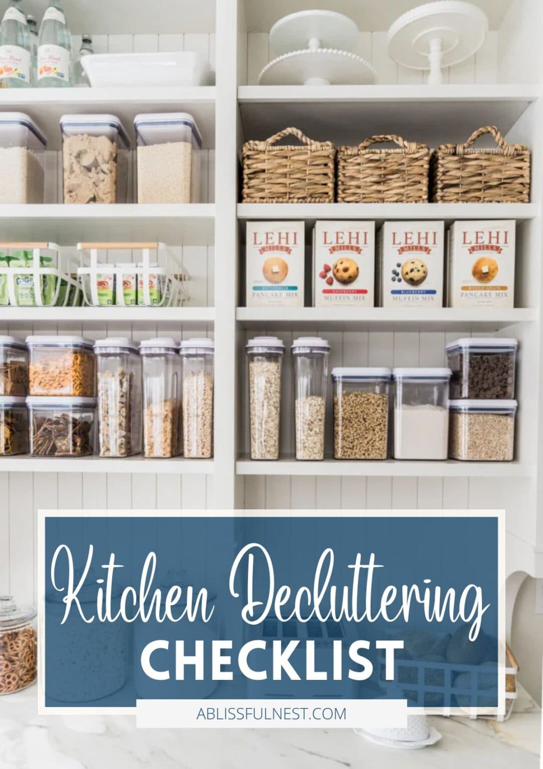 Kitchen Decluttering Checklist | A Blissful Nest