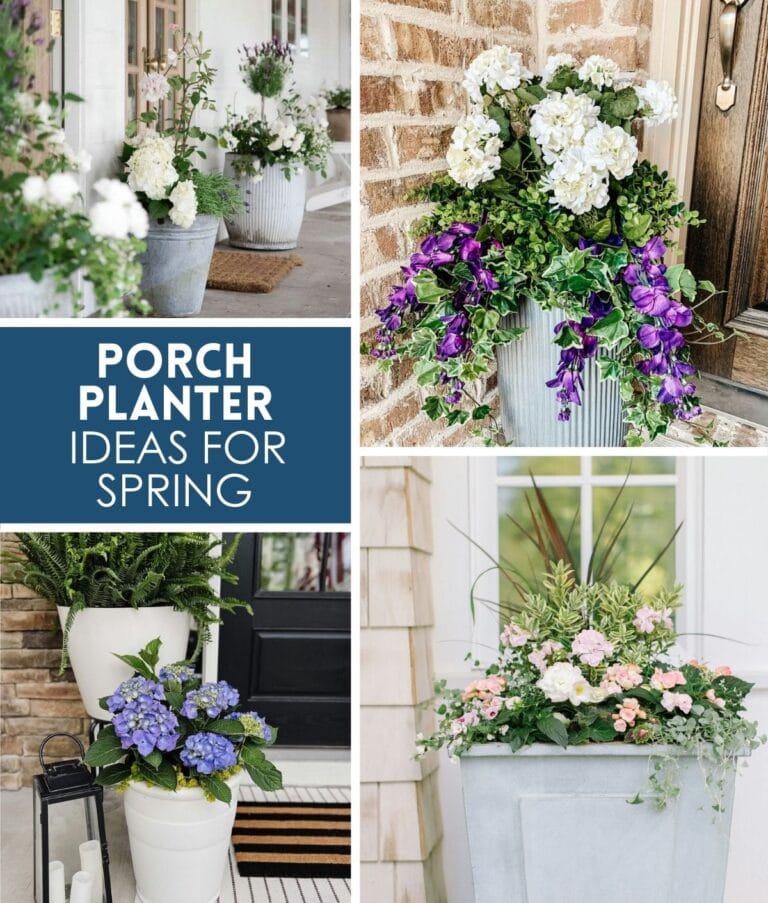 Porch Planter Ideas For Spring | A Blissful Nest