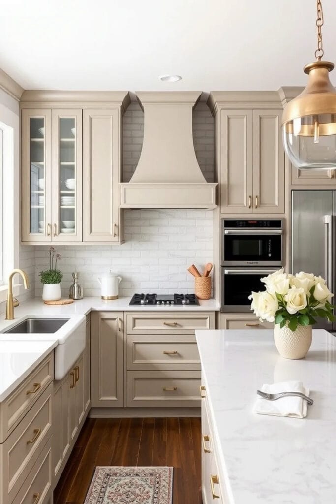 Small Beige Kitchen Ideas | A Blissful Nest