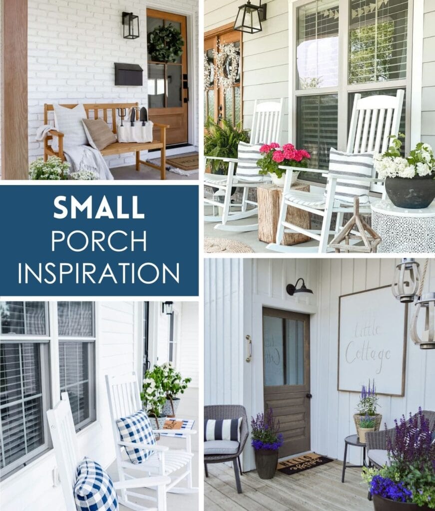 Small Porch Inspiration | A Blissful Nest