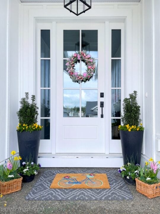 Outdoor Spring Decorations | A Blissful Nest