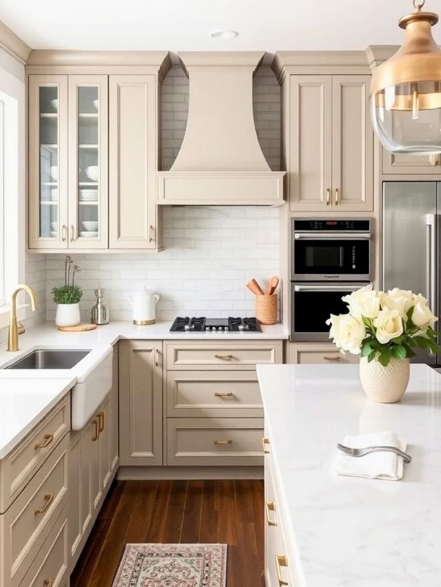 Small Beige Kitchen Ideas Story - A Blissful Nest