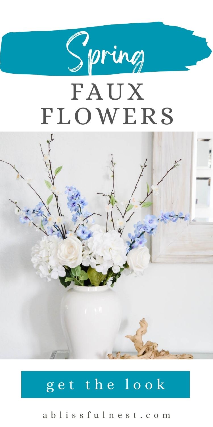 Spring Faux Flowers | A Blissful Nest