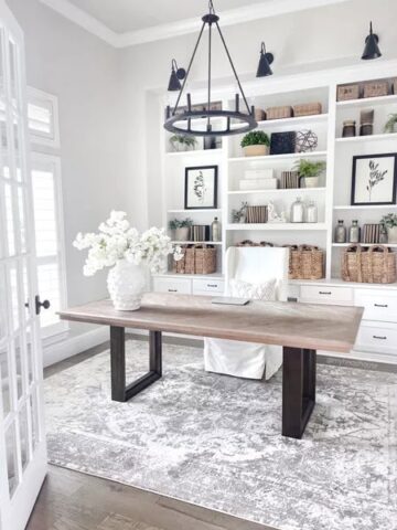 Spring Office Decorating Ideas | A Blissful Nest