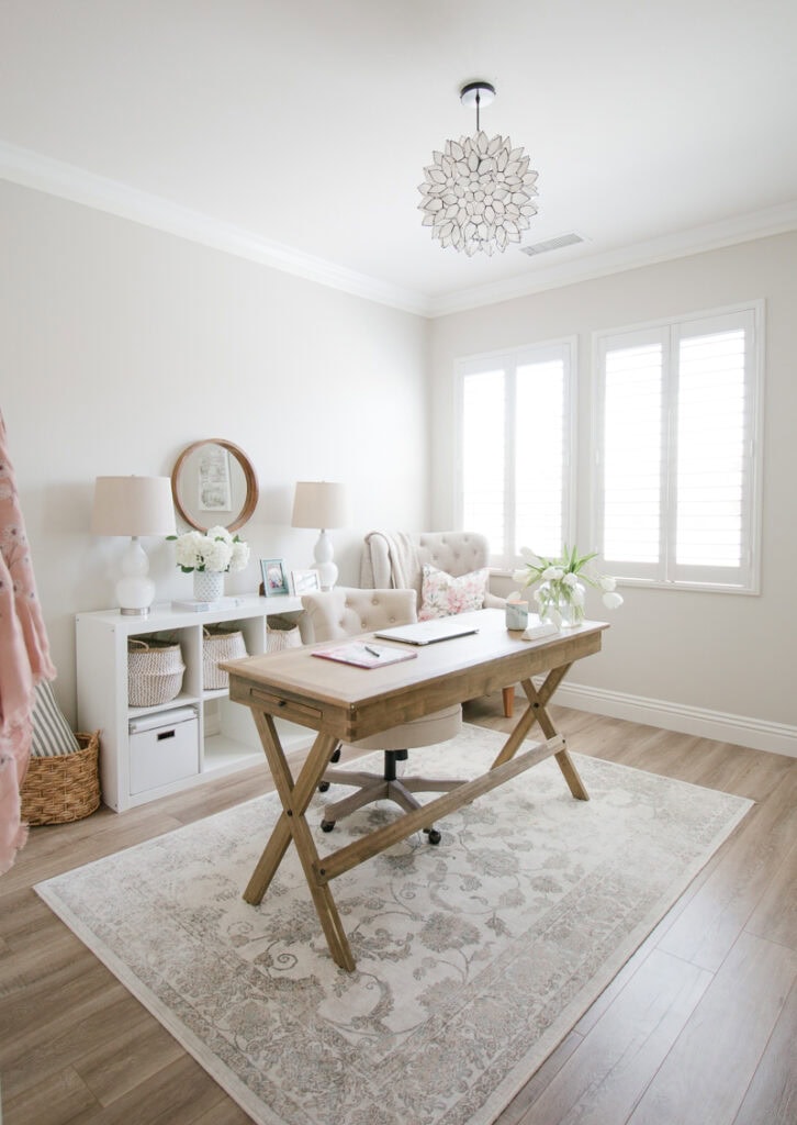 Spring Office Decorating Ideas | A Blissful Nest