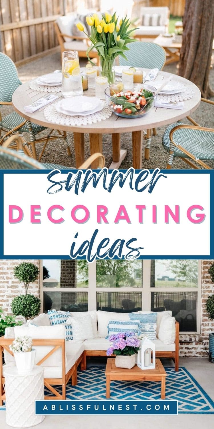 Summer Decorating Ideas | A Blissful Nest