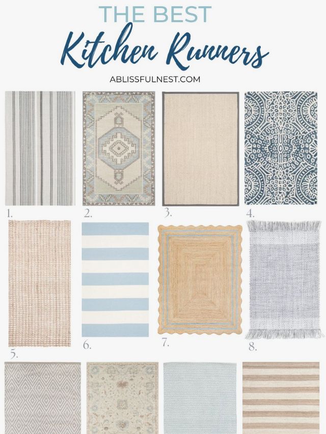 The Best Kitchen Runners Story - A Blissful Nest