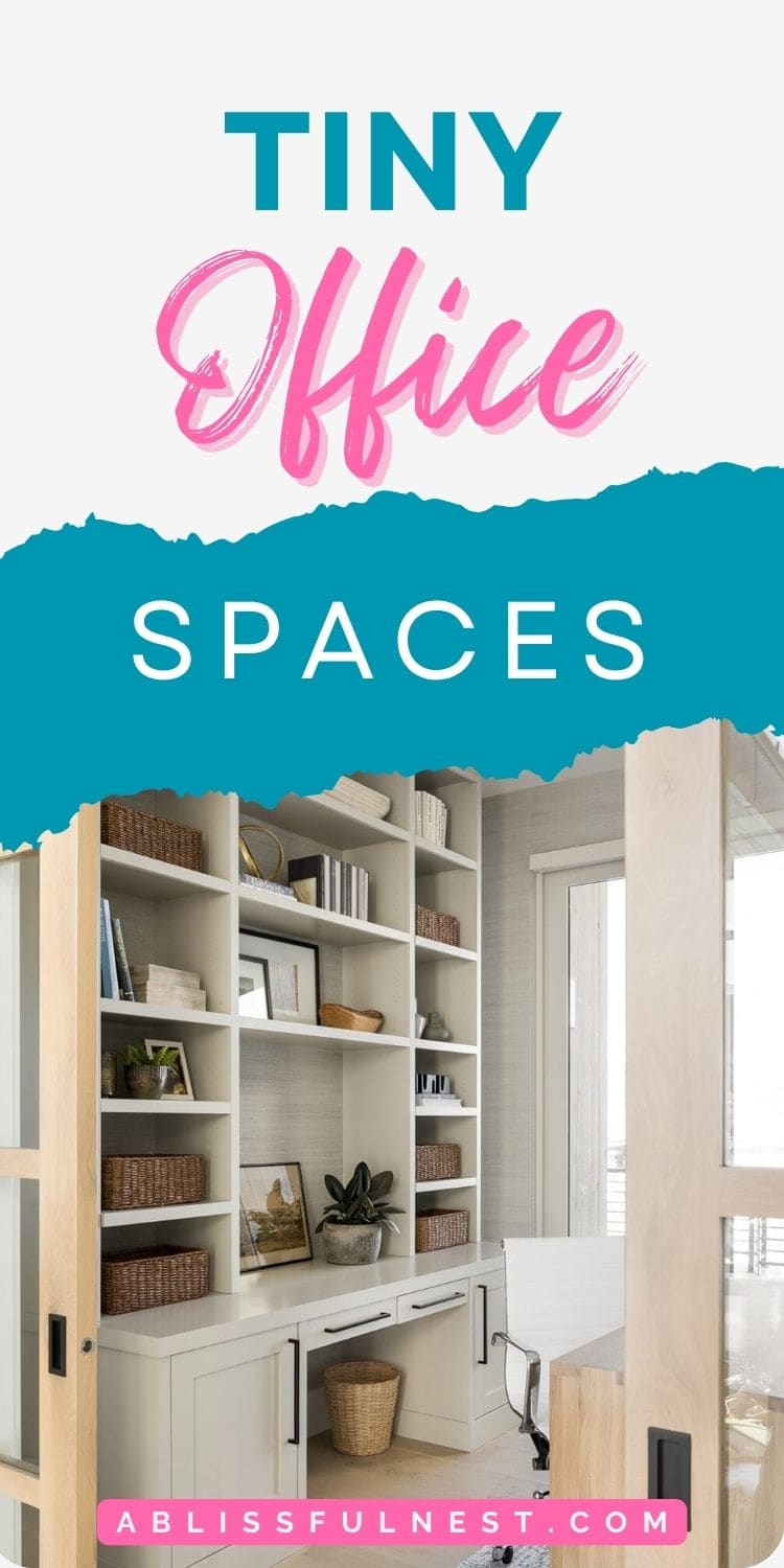 Tiny Office Spaces | A Blissful Nest
