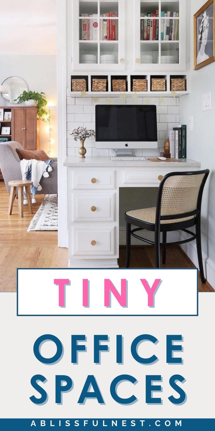 Tiny Office Spaces | A Blissful Nest