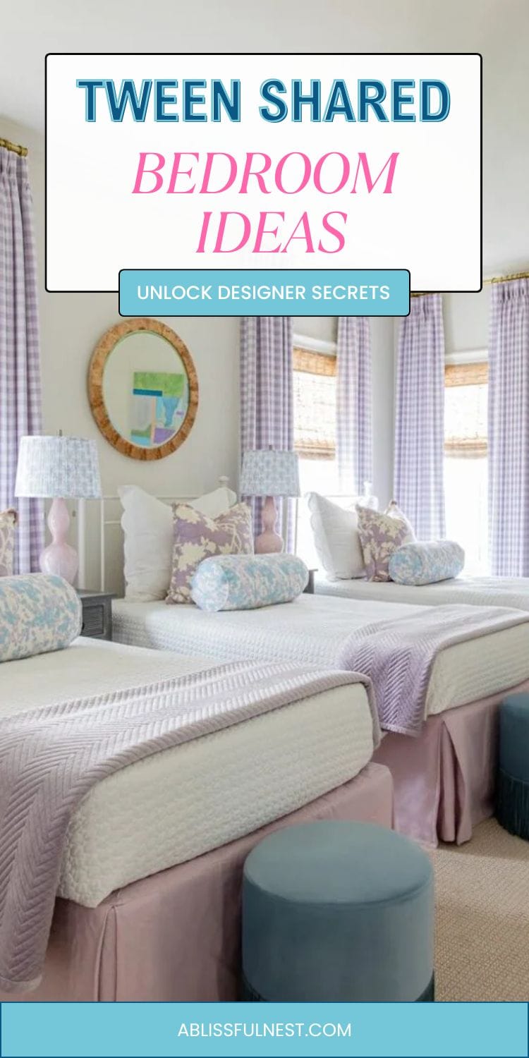 Tween Shared Bedroom Ideas | A Blissful Nest