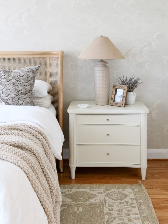 Bedroom Night Stand Decor Ideas | A Blissful Nest