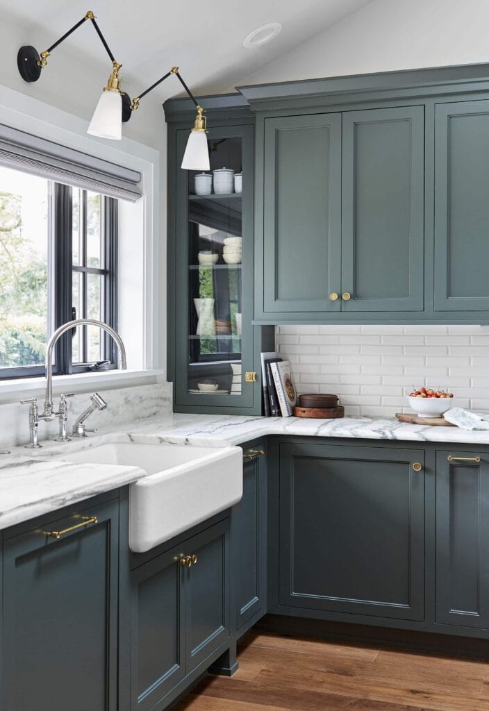 Moody Kitchen Cabinet Colors | A Blissful Nest