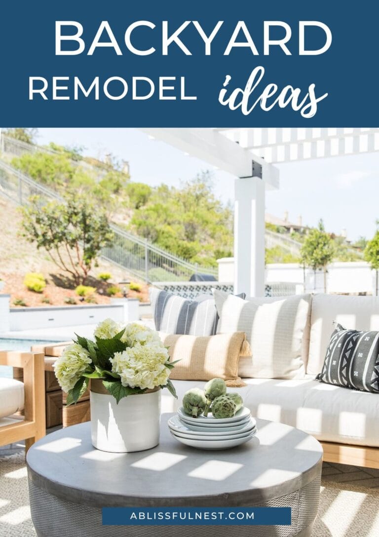 Backyard Remodel Ideas | A Blissful Nest