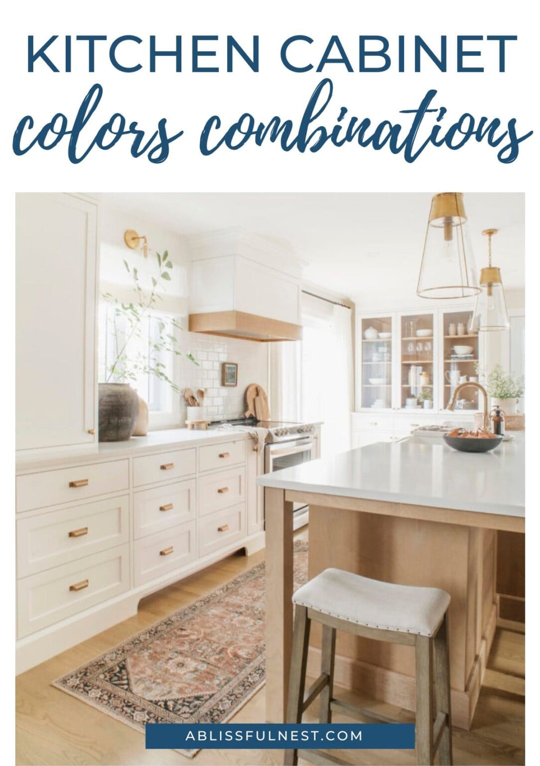 Kitchen Cabinet Colors Combinations | A Blissful Nest