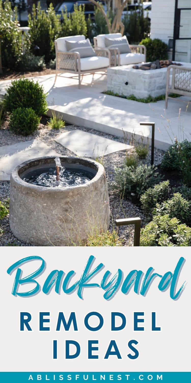 Backyard Remodel Ideas | A Blissful Nest