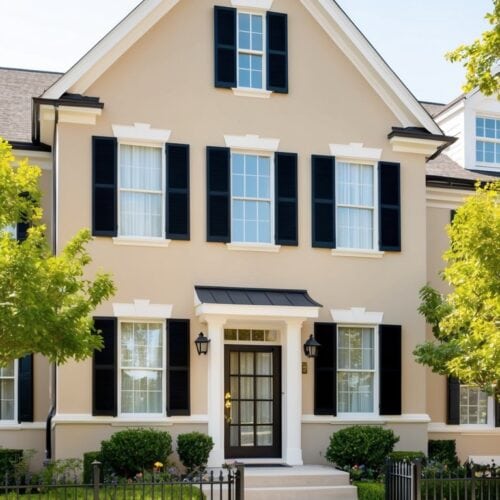 Beige House Color Ideas | A Blissful Nest
