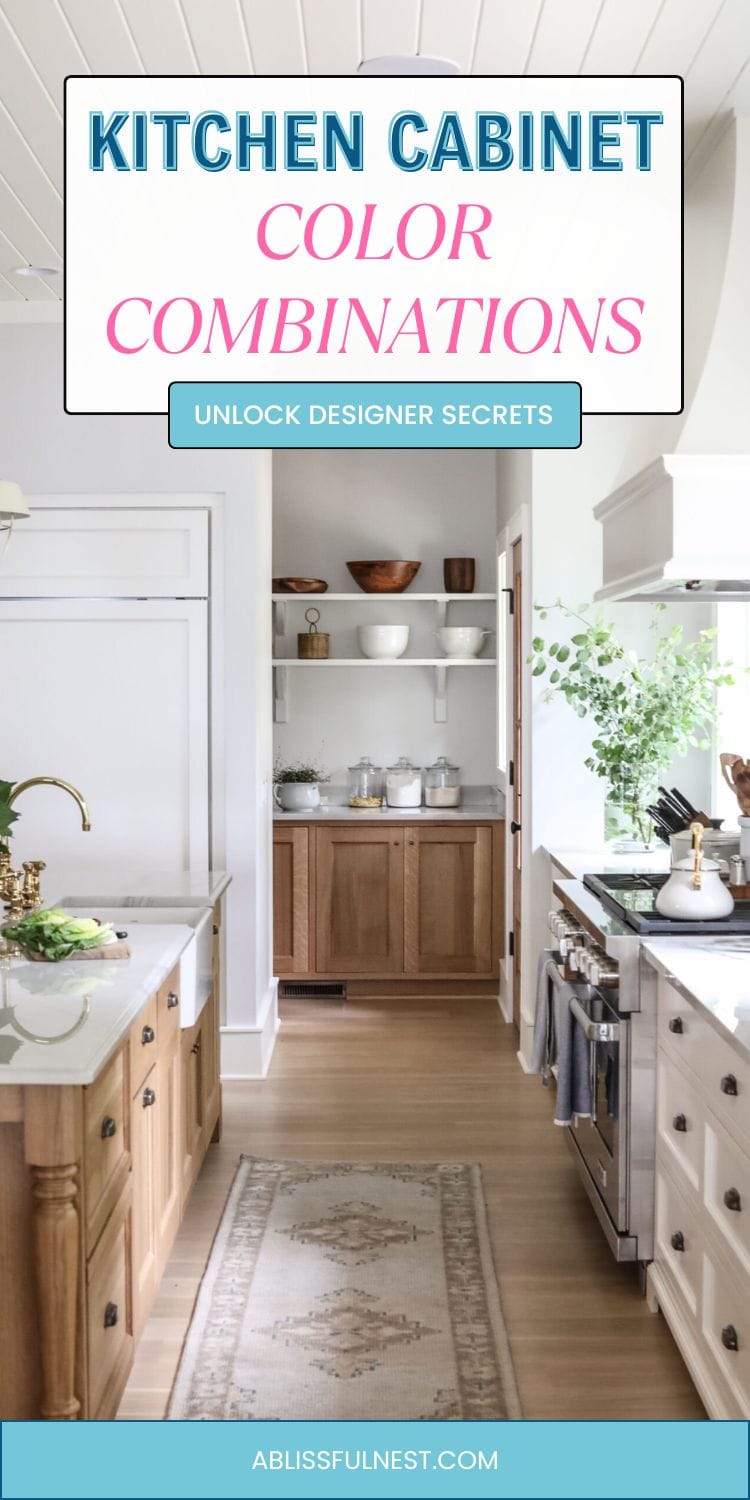Kitchen Cabinet Colors Combinations | A Blissful Nest