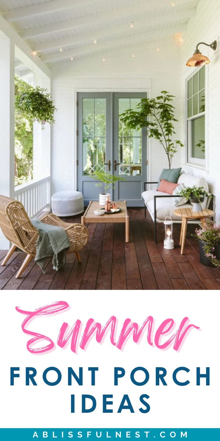 Summer Front Porch Ideas | A Blissful Nest