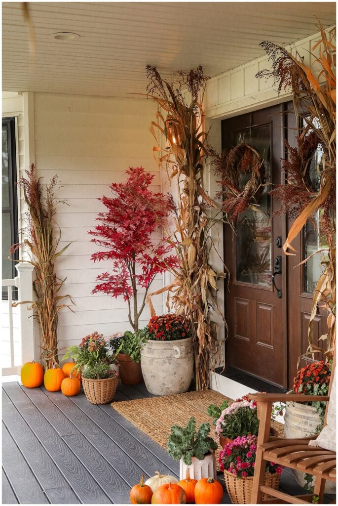 Fall Front Door Ideas | A Blissful Nest