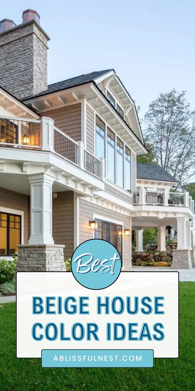 Beige House Color Ideas | A Blissful Nest