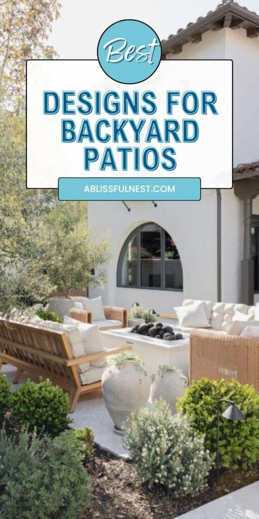 Designs For Backyard Patios | A Blissful Nest