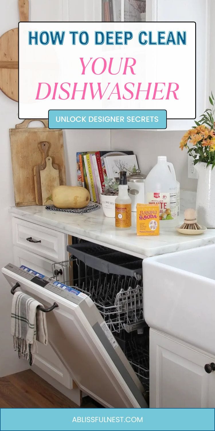 How to Deep Clean Your Dishwasher | A Blissful Nest