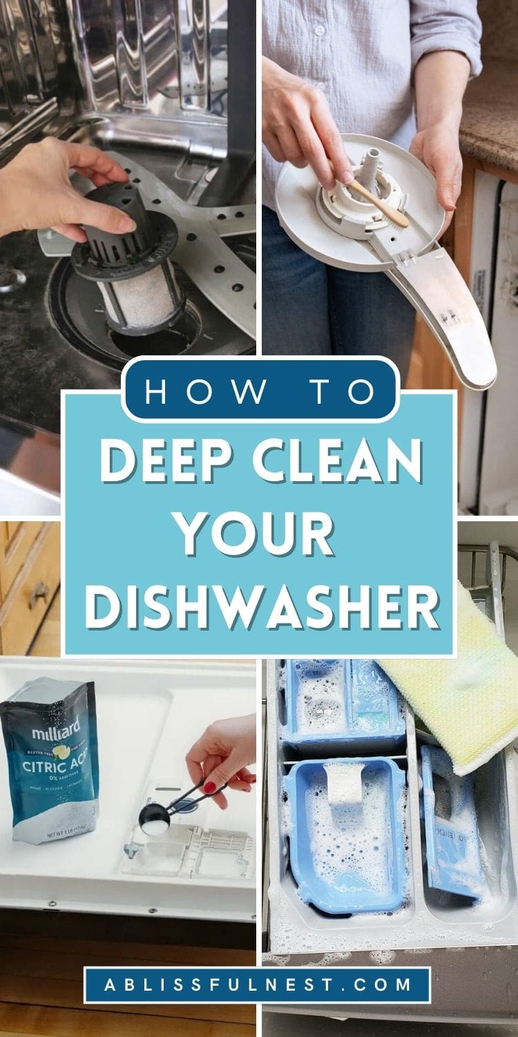 How to Deep Clean Your Dishwasher | A Blissful Nest
