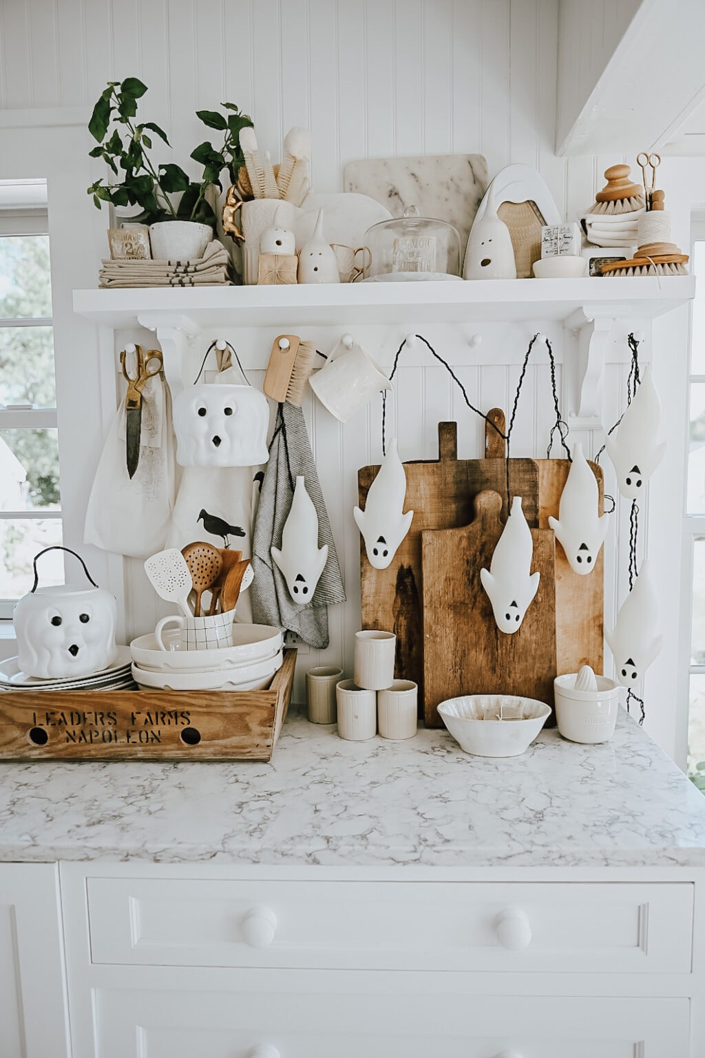 Kitchen Halloween Decor Ideas |- A Blissful Nest