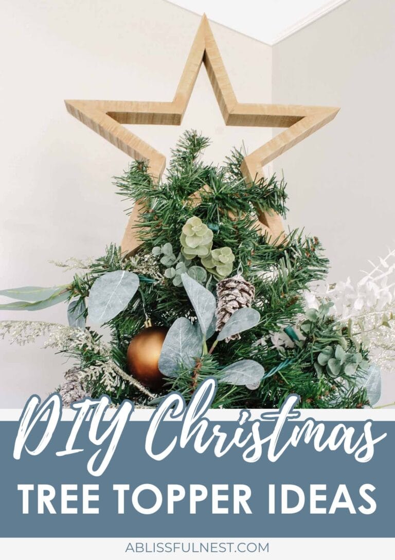 DIY Christmas Tree Topper Ideas | A Blissful Nest