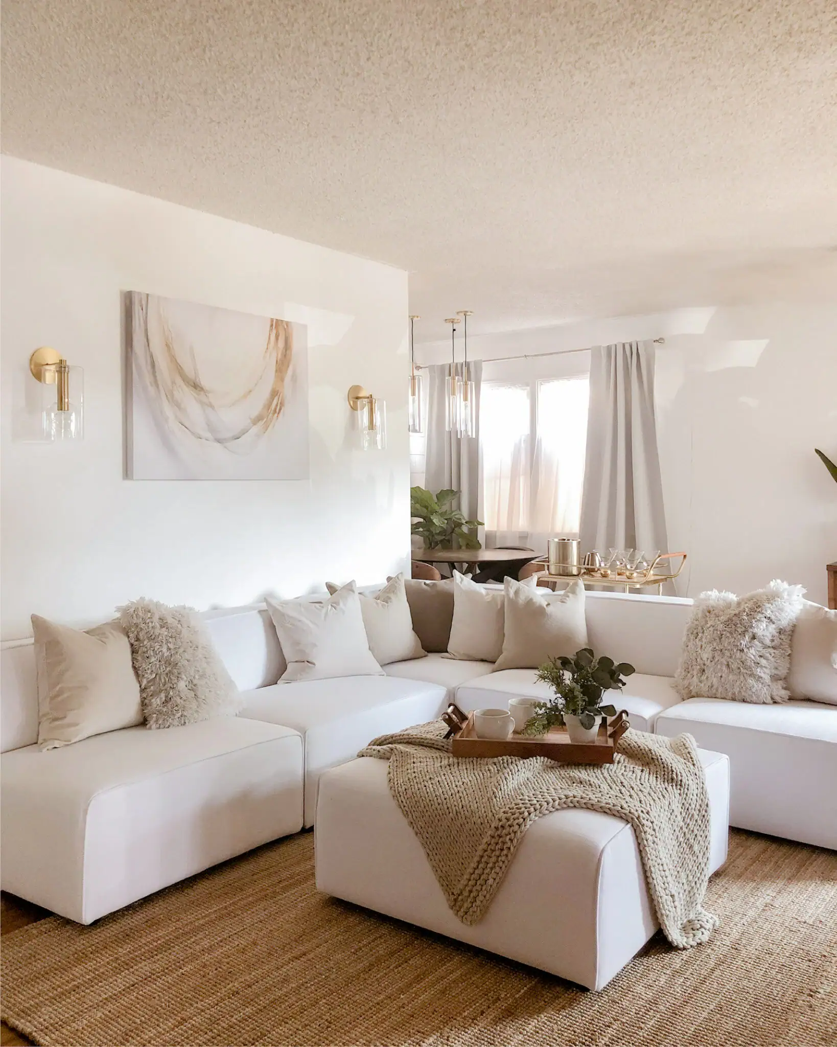 Beige Living Room Ideas | A Blissful Nest