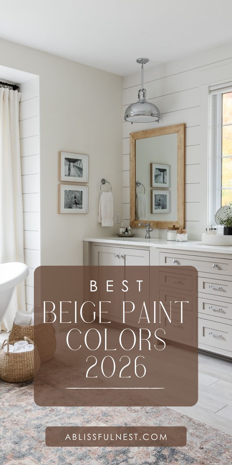 Best Beige Paint Colors 2026 | A Blissful Nest