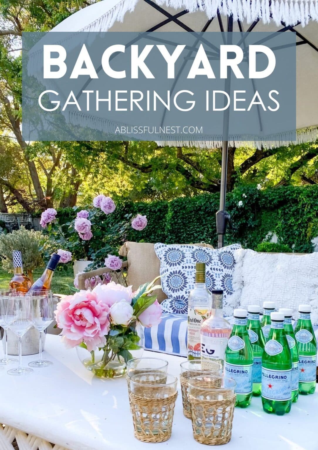 Backyard Gathering Ideas | A Blissful Nest