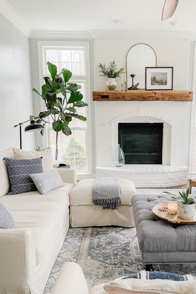Winter Living Room Ideas | A Blissful Nest